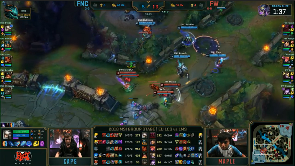 2018 MSI｜閃電狼吞季中賽首敗，與KZ雙雙中箭落馬 | 4Gamers